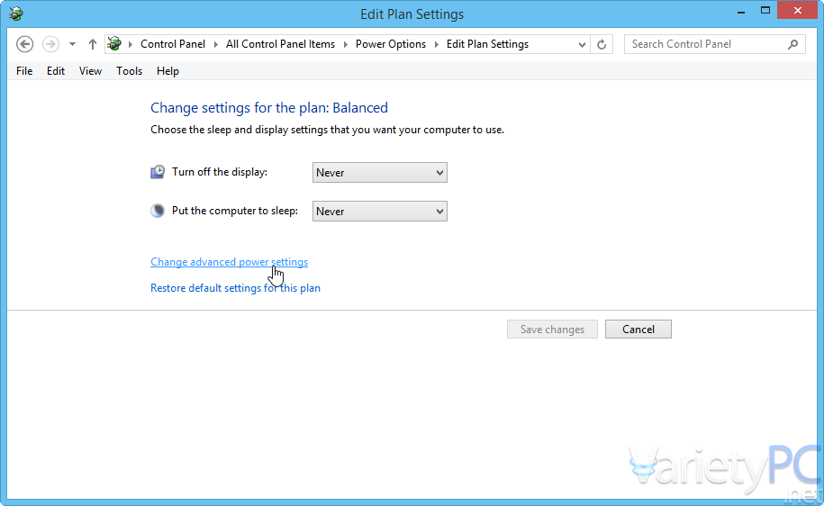 วิธีเปิด-ปิดการทำงาน Turn off hard disk after | VarietyPC.net