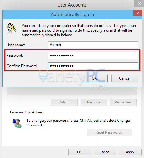 Auto Login Windows 10 ล็อกอินเข้าระบบอัตโนมัติ | VarietyPC.net