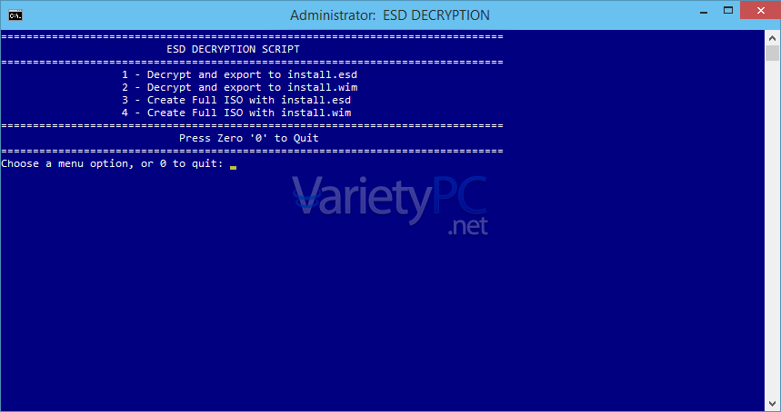 วิธีทำ Bootable ISO จากไฟล์ Windows 10 ESD | VarietyPC.net