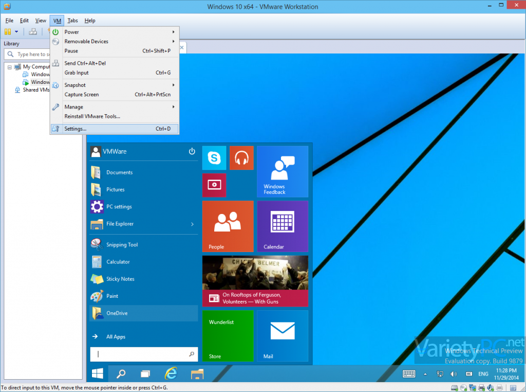 วิธีแชร์ไฟล์, โฟลเดอร์ ด้วย Shared Folders บน Vmware | VarietyPC.net