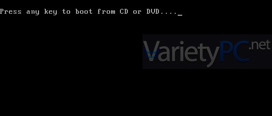 วิธีทำข้อความ Press Any Key To Boot From USB ... | VarietyPC.net