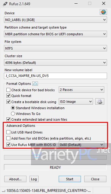 วิธีทำข้อความ Press Any Key To Boot From USB ... | VarietyPC.net