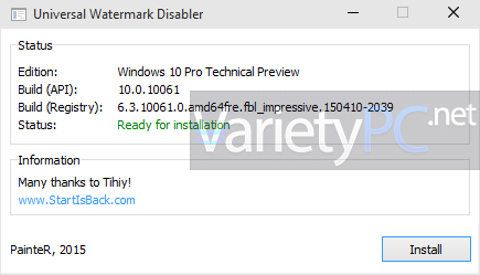 วิธีลบ Watermark บนเดสก์ทอป สำหรับ Windows 10 | VarietyPC.net