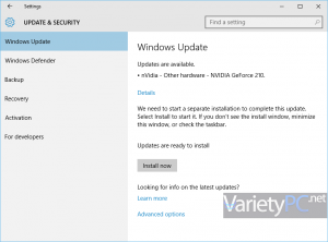 4 วิธี เปิด-ปิด Windows Update บน Windows 10 | VarietyPC.net
