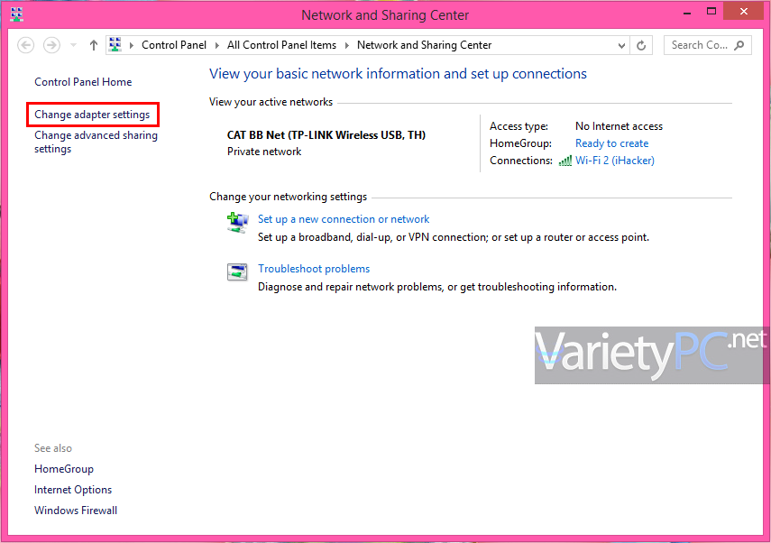 วิธีแก้ The connection is limited บน Windows 8.1 | VarietyPC.net