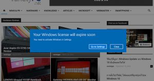 5 วิธีแก้ Your Windows license will expire soon บน Windows 10 ...