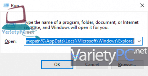 การสร้าง Icon Cache (IconCache.db) บน Windows 10 | VarietyPC.net