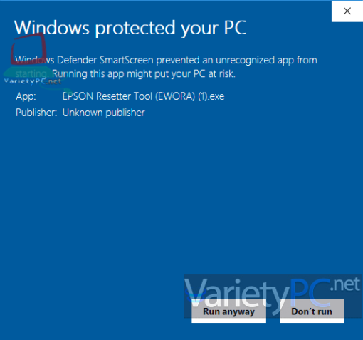 วิธีปิด Windows protected your PC บน Windows 10 | VarietyPC.net