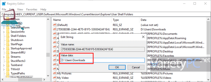 วิธีย้ายโฟลเดอร์ Downloads ไปไว้ไดรฟ์อื่นบน Windows 10 | VarietyPC.net