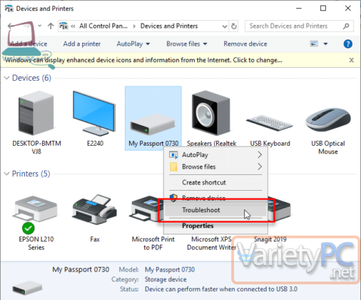 วิธีแก้ Problem Ejecting USB Mass Storage Device บน Windows 10 ...
