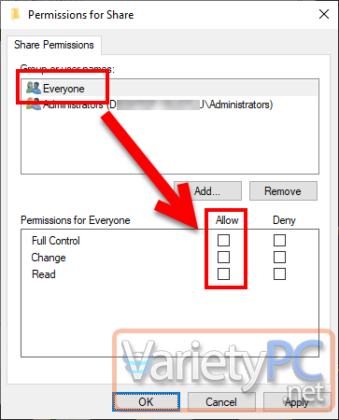 วิธีแชร์โฟลเดอร์บน Windows 10 แบบเฉพาะเจาะจง | VarietyPC.net
