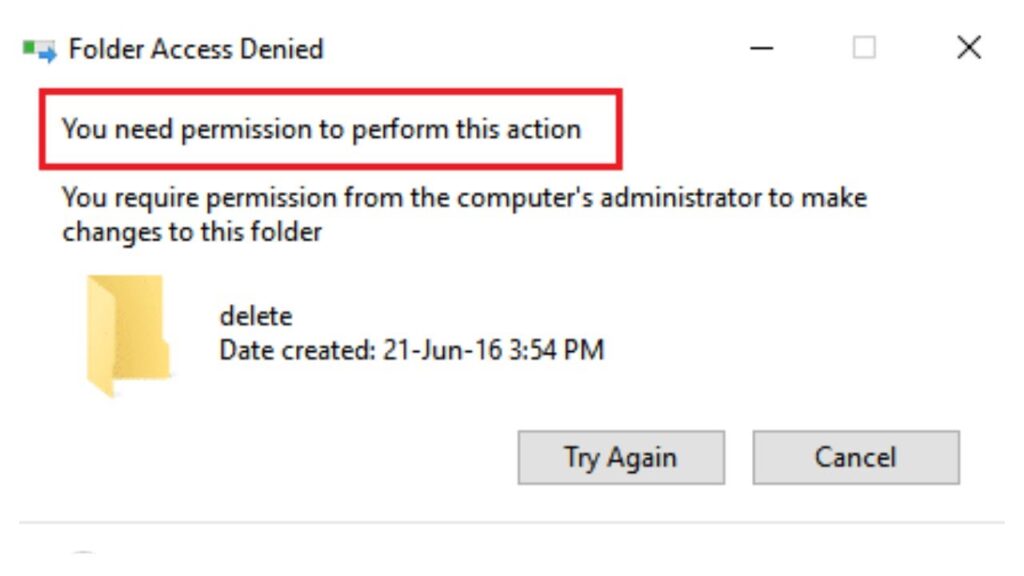 วิธีแก้ "You Need Permission to Perform This Action" ใน Windows 11 ...