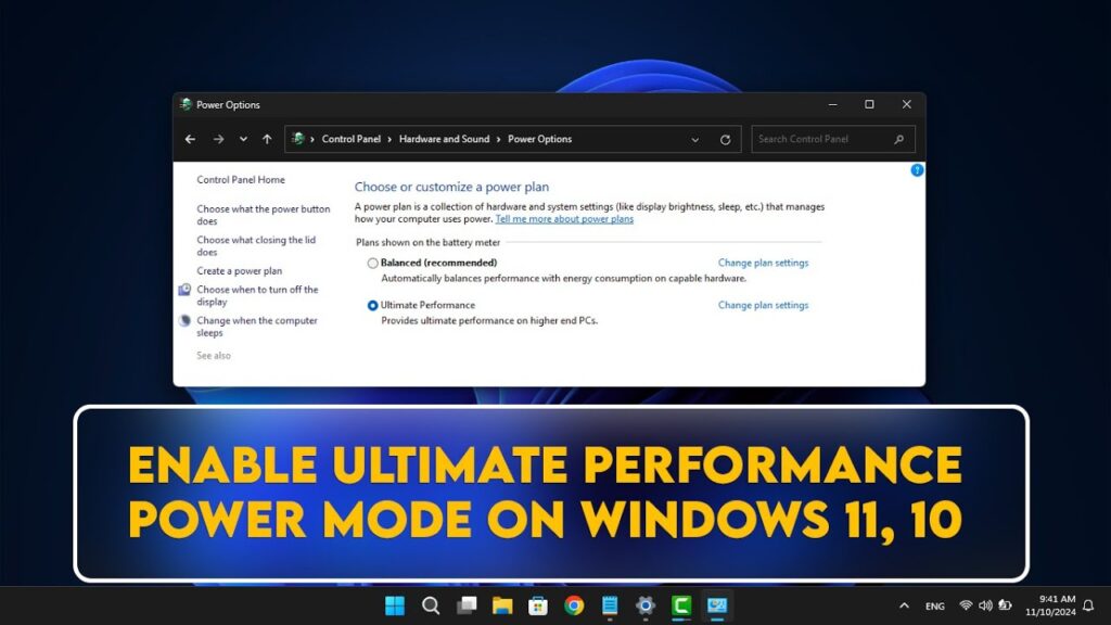 วิธีเพิ่มพลัง Ultimate Performance ให้ระบบ Windows 11 | VarietyPC.net